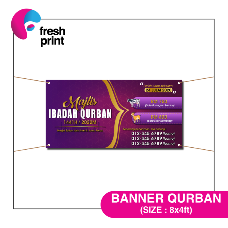 Banner Qurban - Fresh Print - Online Printing