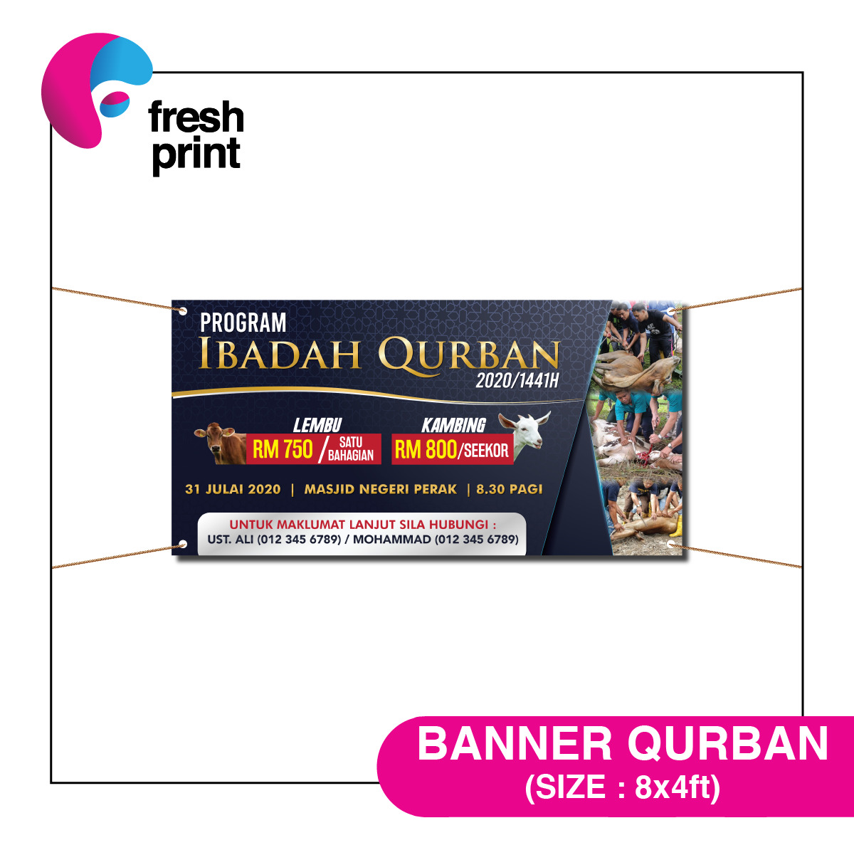 Banner Qurban - Fresh Print - Online Printing